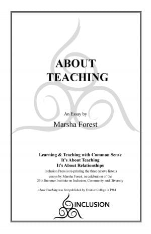 About Teaching - eBook – Inclusion Press